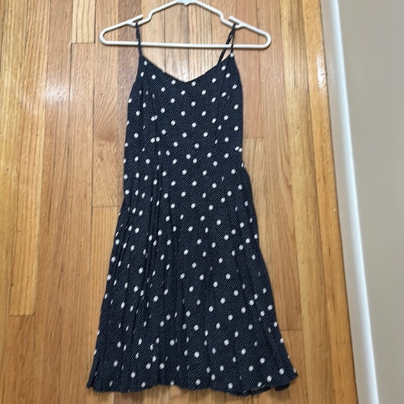 Old Navy | Dresses | Old Navy Blue And White Polka Dot Mini Sundress ...